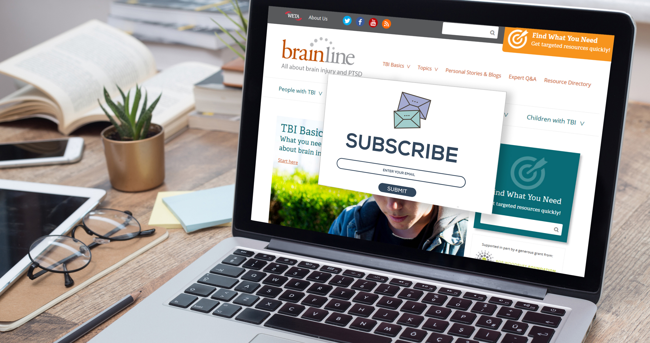 Brain Injury Newsletter Sign-Up | BrainLine