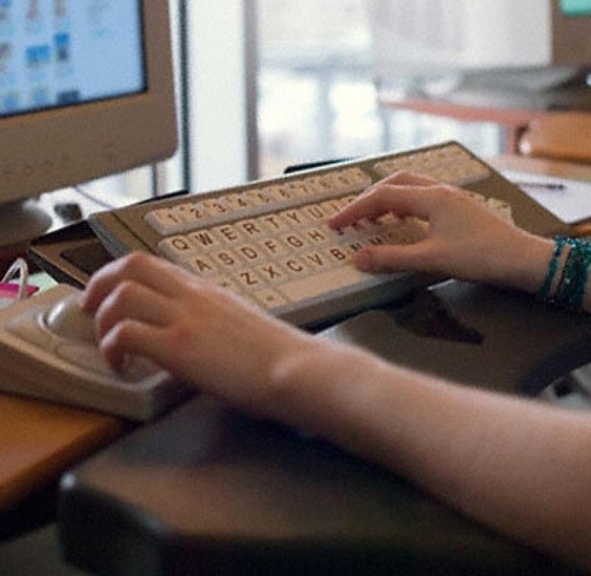Computer Screen Typing